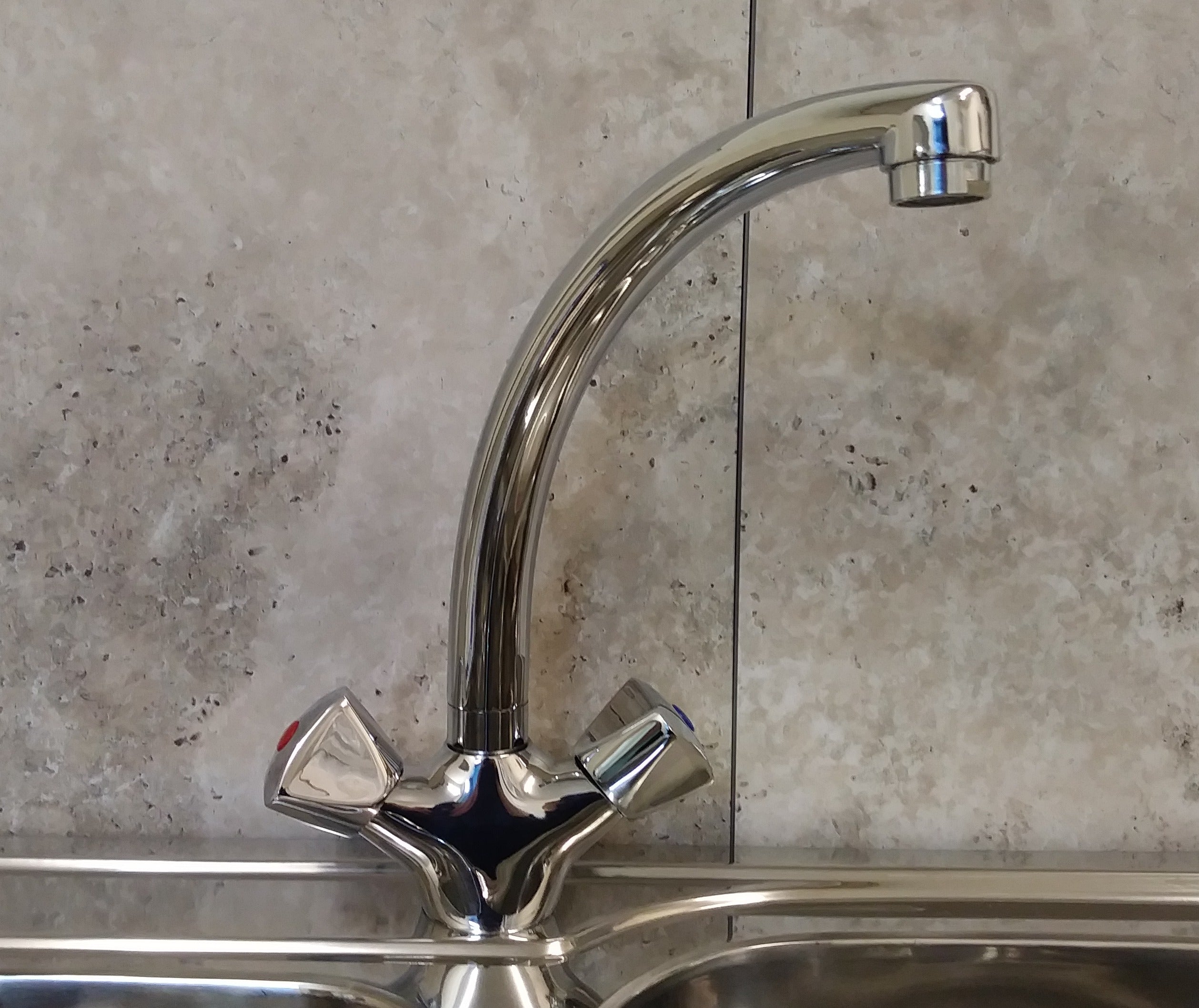 Chrome Dual Level Mixer Tap – Housams Ltd